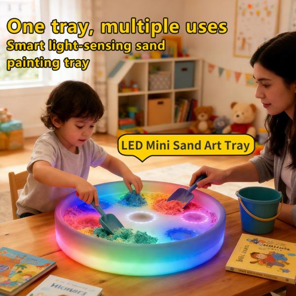Quality LED Sand Drawing Tray for Kids for sale