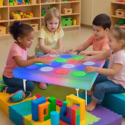 China Kids LED Sensory Touch Table – Foldable Interactive Activity Desk for Schools & Play for sale