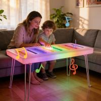 China Interactive Light-Up Piano Table for Toddlers for sale