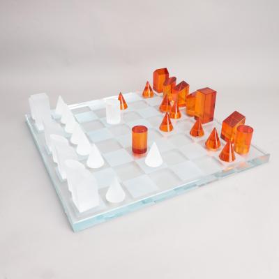 China Modern Luxury Crystal Chess Set Decorative Home Tabletop Ornament for sale