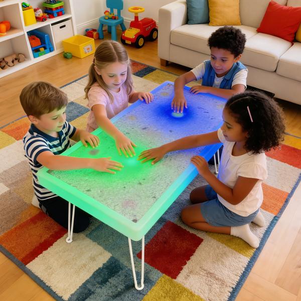 Quality Interactive LED Sensory Play Table with Music & Touch Games for sale