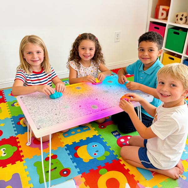 Quality Interactive LED Sensory Play Table with Music & Touch Games for sale