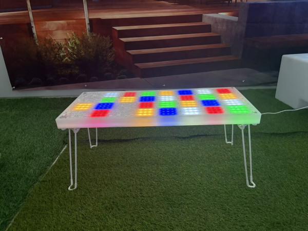 Quality Interactive LED Table – Foldable Sensory Table with 288 Touch RGB Lights, for sale