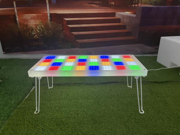 Quality Interactive LED Table – Foldable Sensory Table with 288 Touch RGB Lights, for sale