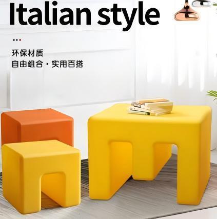Quality E-Shaped Nested Kids Table & Stool Set – Space-Saving PE Furniture for Nursery, for sale