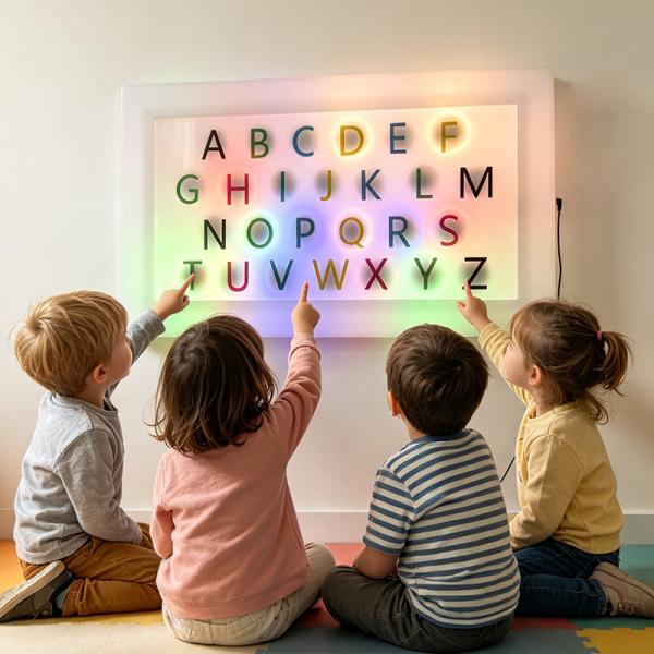 Quality Educational Interactive LED Toy for Letter Recognition Color Perception and Hand Eye Coordination for sale