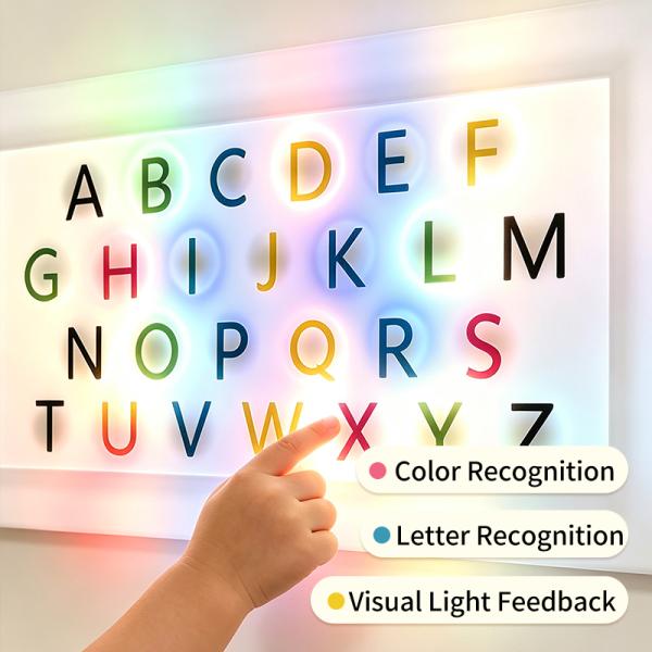 Quality Educational Interactive LED Toy for Letter Recognition Color Perception and Hand for sale