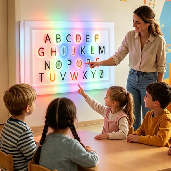 Quality Educational Interactive LED Toy for Letter Recognition Color Perception and Hand for sale