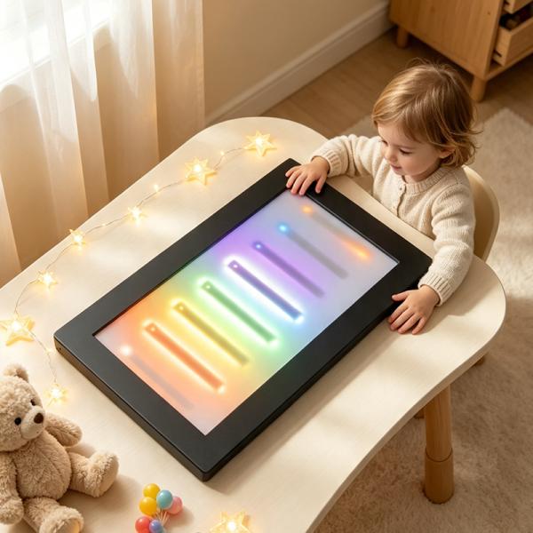 Quality 2-in-1 Piano & Animal Sounds Wall Panel Toy with 8 Color Touch Keys for Kids for sale