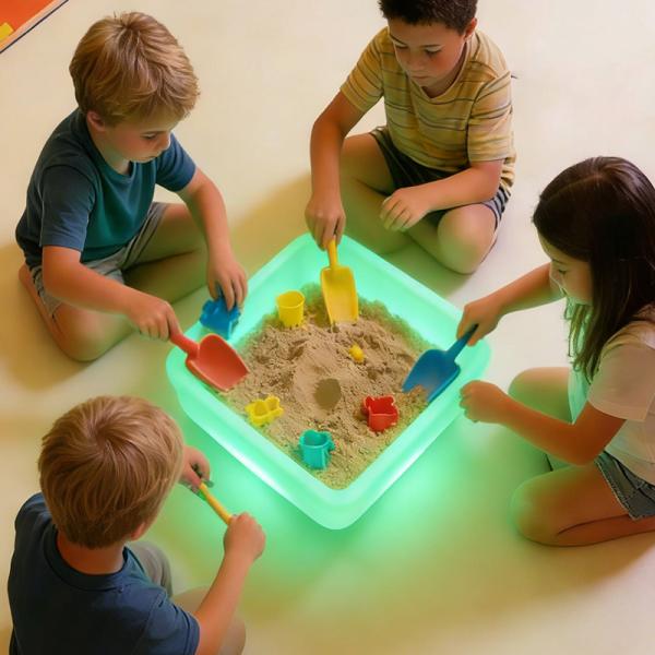Quality Montessori Sensory Tray with 36cm Inner Width, IP65 Waterproof, and 1200mAh Rechargeable Battery for Interactive Play for sale