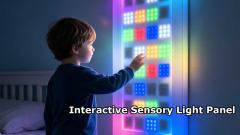 LED Sensory Touch Activated Light Panel for Kids