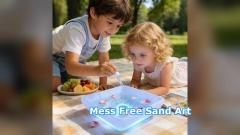Sand Art Tray Kids Sensory Play Mess Free