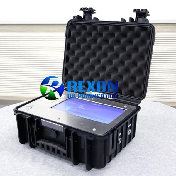 Quality Big Touch Screen Portable Oil Particle Counter Industrial Oil Cleanliness Degree for sale