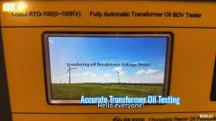 REXON RTO-100 Transformer Oil Breakdown Voltage Value Tester