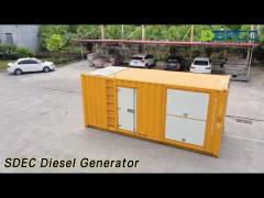 Low Noise SDEC Diesel Generator 90kw 113kva 50 / 60HZ For Hospital