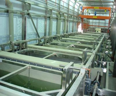China PLC Controlled Gantry Anodizing Machine Rack Plating Line for Aluminum Surface Finishing for sale