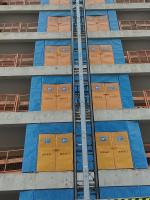 Quality IP33 Customizable To IP54 Flame Retardant Class V0 Construction Elevator Slide for sale