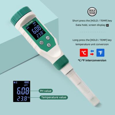 China Digital Bluetooth Food PH Meter For Brewing Fruit Cheese Meat Canning 0 - 14ph for sale