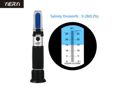 Cina 0-28% rifrattometro di peso specifico di salinità per i succhi di frutta/bibite in vendita