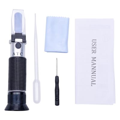 China Portable Brix & Salinity Refractometer Meter With Atc / Salt Water Salinity Tester for sale
