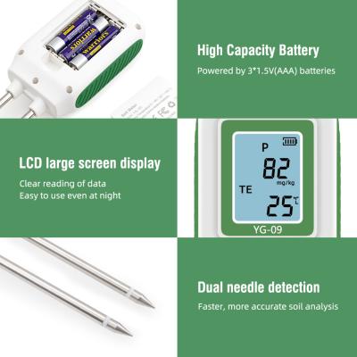 China Plastic YIERYI YG-09 Soil Fertility Meter / Npk Soil Tester Lightweight for sale