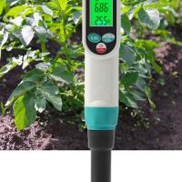 China High-Precision Soil pH & Temperature Sensor | Replaceable Probe, LCD Backlit Display for sale