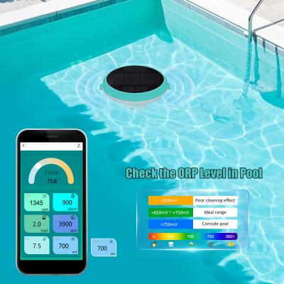 Cina Sensore digitale di piscina Tuya-compatibile ¢ Detettore di qualità dell'acqua 7 in 1 in vendita