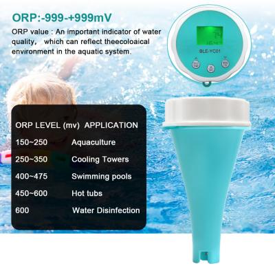 China Multi-Parameter Digital Water Analyzer pH/EC/TDS/CL/ORP/Temp Meter Smart 6-in-1 water quality tester for Swimming Pool for sale