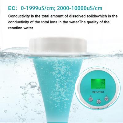 China Multi-Parameter Digital Water Analyzer pH/EC/TDS/CL/ORP/Temp Meter Smart 6-in-1 water quality tester for Swimming Pool for sale