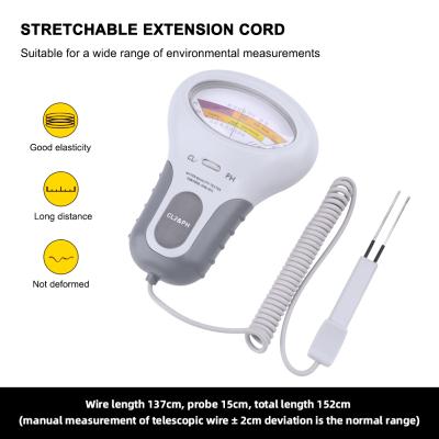 China Tester CL2 2 en 1 de calidad del agua PH y cloro PC-102 - Dispositivo de ensayo de calidad del agua para piscinas y acuarios en venta