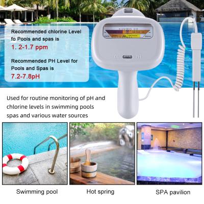 China CL Tester 2 in 1 Digital PH & Chlorine Water Quality Meter for Pools, Spas & Aquariums – Accurate & Portable for sale