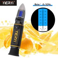 China Lightweight Brix Refractometer User Friendly Design for Quick Brix Percentage Testing in Wine Brewing and Food Processing for sale