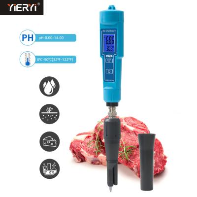 China 2 in 1 pH/Temp Digital pH Meter with 0.1 pH Accuracy and 0-50°C ATC Function for Lab and Pool Testing for sale