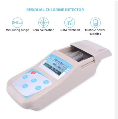 China Portable Residual Chlorine Photometer for Water Quality Testing with 0 - 5 mg/L Range for sale