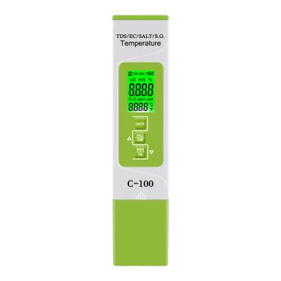 China 5 in 1 Water Quality Meter with LCD Display High Precision and Compact Design for Aquarium Pool for sale