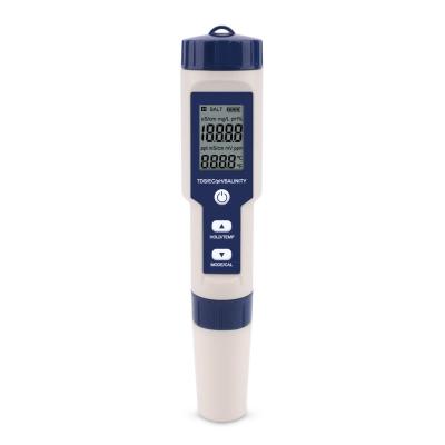 China 5 in 1 Functionality Digital Water Tester with IP67 Waterproof and Automatic Temperature Compensation for Pools and Aquariums for sale