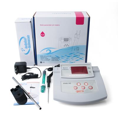 China PHS-3C Auto Calibration Digital PH Meter with 0-14.00PH Range and 2 Points Calibration Water Quality Analyzer for sale
