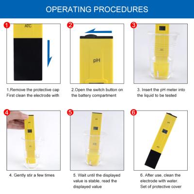 China Yieryi Pocket Pen Water PH Meter Digital PH Tester PH-009 IA 0.0-14.0pH for Aquarium Pool Water Laboratory for sale