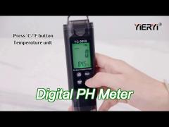 YIERYI YG-9909 Teste digital de calidad del agua 5 en 1 Teste de pH de alta precisión para jardín de granja