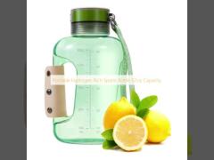 Garrafa desportiva portátil rica em hidrogénio, capacidade 57 oz.