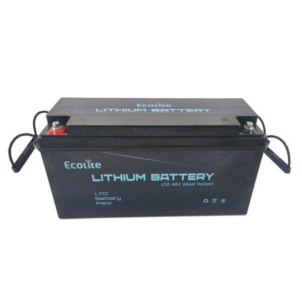 Quality 48V 20Ah LTO Lithium Titanate Battery Pack Lightweight High Rate Charge for sale