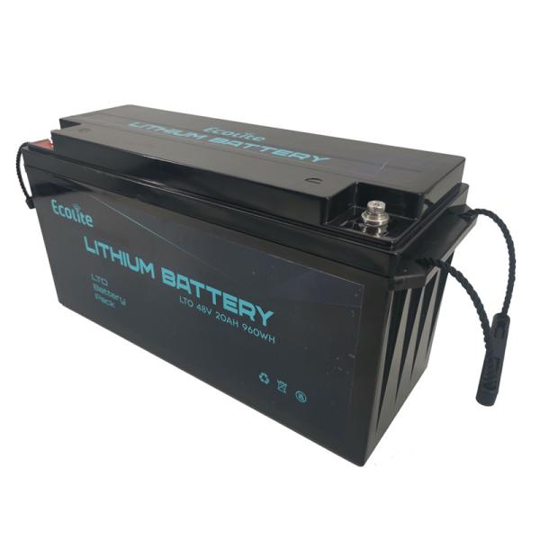 Quality 48V 20Ah LTO Lithium Titanate Battery Pack Lightweight High Rate Charge for sale