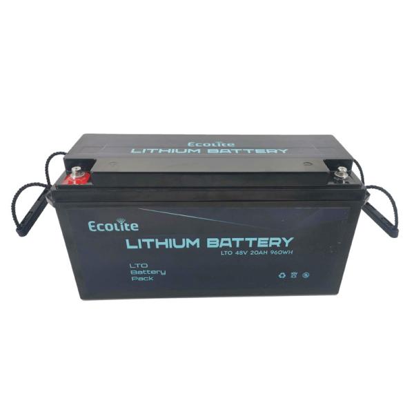 Quality 48V 20.8Ah Lithium Titanate LTO Battery High Rate Charge ECOLTO-T4820 for sale