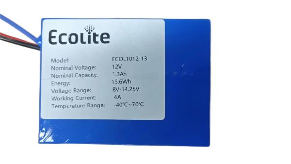 Quality Customizable LTO Battery Pack 12V 1.3Ah Long Cycle Lithium Titanate LTO Batteries for sale