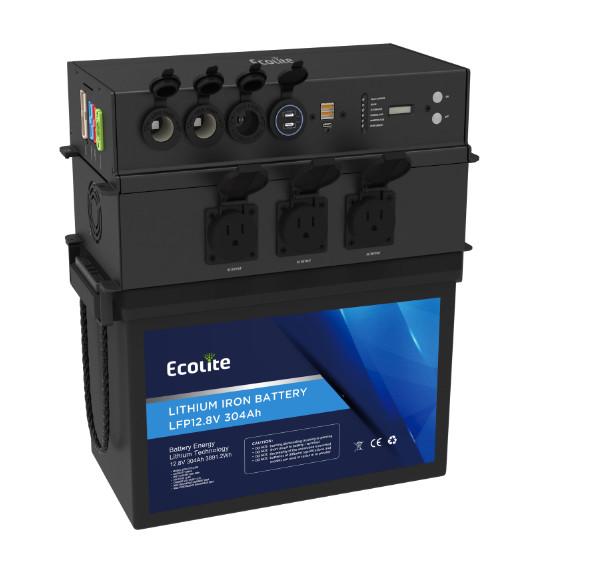 Quality Portable 12.8V RV Lithium Battery 300Ah 3840Wh CC / CV Charging Mode for sale