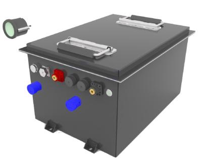 China 51.2V 105Ah LFP Lithium-Eisenphosphat-Strombatterie für AGV Gabelstapler Boote Golfkarren zu verkaufen