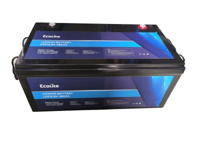China Customized Light Weight 12.8V 460Ah LiFePO4 RV Lithium Battery integrated BMS for sale