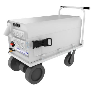 Cina Contenitore di alimentazione portatile LiFePO4 da 10KW/21KWh – Soluzione di accumulo di energia a batteria silenziosa, pulita e ad alta capacità in vendita