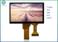 China Projected Capacitive 7 Inch PCAP Touch Screen Display 16:9 ILI2511 Controller for sale