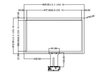 Κίνα 21.5 Inch Multi Touch Screen Display Glass On Glass USB Interface Industrial προς πώληση